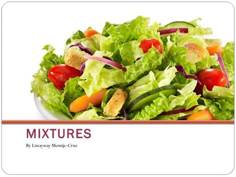 Mixtures Ppt