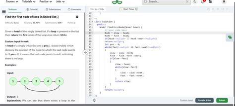 Day56 160daysofcode Dsachallenge Linkedlist Cycledetection