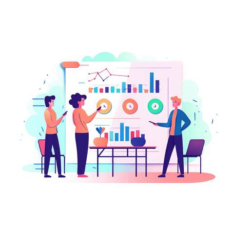Business Team Preparing Data Analytics Presentation Ai Generated
