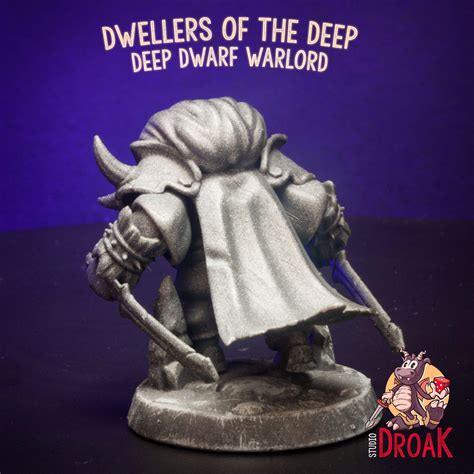 Deep Dwarf Warlord Dwellers Of The Deep 3d Models Download Creality Cloud