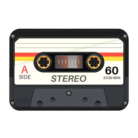 Black Cassette Mini Wallet Pela Case