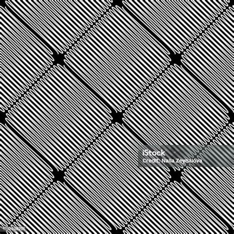 기하학적 한다면 완벽 한 패턴입니다 흑인과 백인 낙서 라인 배경 벡터입니다 라인 아트 장식품 현대 기하학적 마름모 디자인입니다