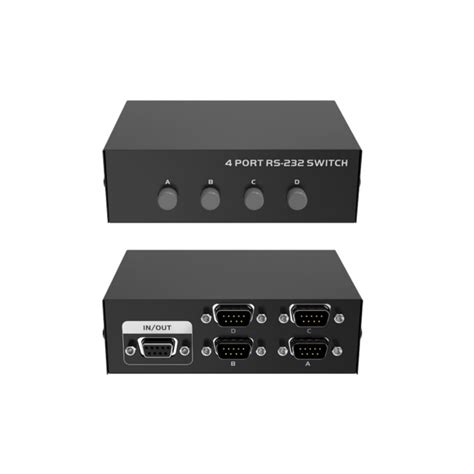 Suckoo Serial Db9pin Rs232 Switch Splitter 4 In 1 Out 2 In 1 Out 1 In 4 Out