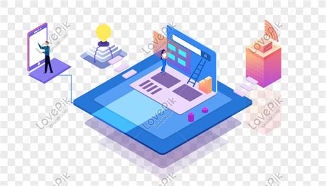 기술 시대의 인터넷 테마 일러스트 Png 일러스트 무료 다운로드 Lovepik