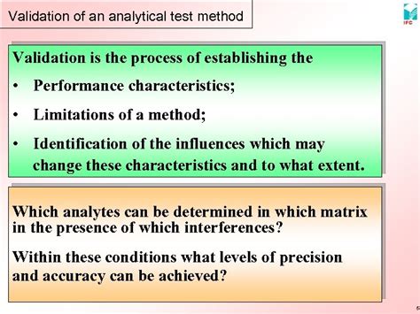 Validation And Verification Requirements Of Iso Iec 17025 By