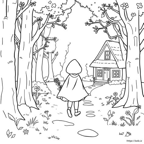 Red Riding Hood Coloring