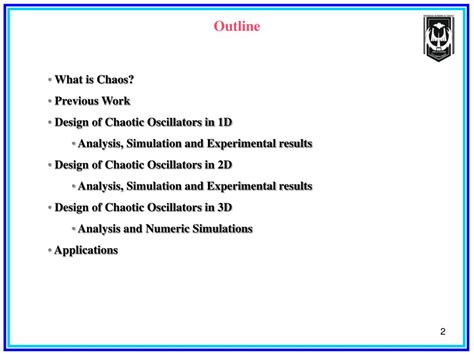 Ppt Multiscroll Chaotic Oscillators Design In 1d 2d 3d Analysis Theory And Applications