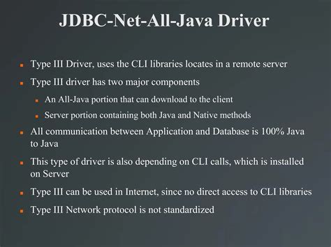 Jdbc Presentation With Java Code Examplespdf
