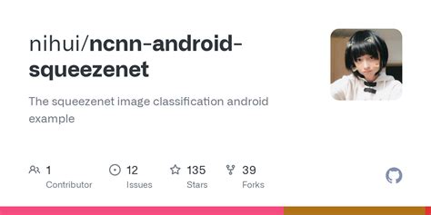 Github Nihuincnn Android Squeezenet The Squeezenet Image Classification Android Example