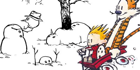 10 Darkest Calvin And Hobbes Comics About Snowmen