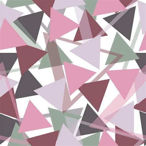 Premium Vector Rainbow Color Triangle Seamless Pattern