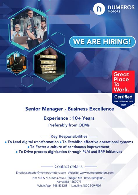 Numeros Motors On Linkedin Hiring Businessexcellence Automotive Ev