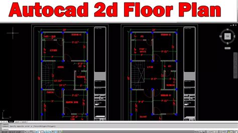 Autocad 2d Floor Plan Dwg File