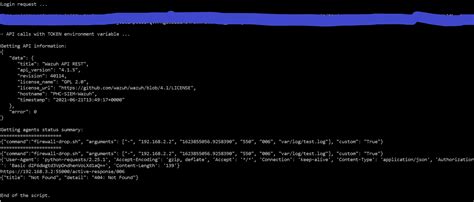 Wazuh Api Call Active Response 404 Error Wazuh Api 415 · Issue 9080 · Wazuhwazuh · Github