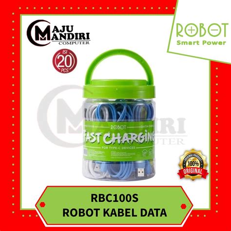 Jual Robot RBC S USB C Type C Kabel Data Cable A RBC Isi Pcs Shopee Indonesia