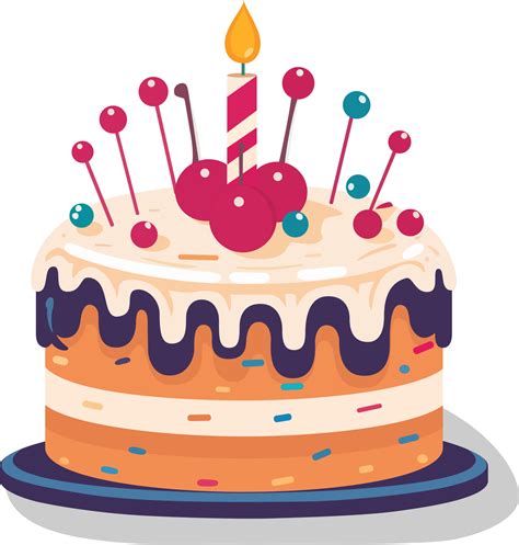 Birthday Cake Illustration 24859841 Png