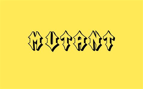 Mutant Free Font