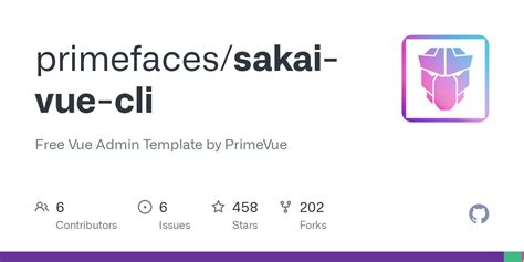 github primefaces sakai vue cli free vue admin template by primevue