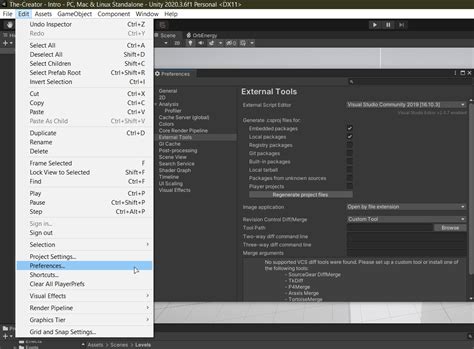 Missing Generate All Csproj Files In Unity 20203 Questions