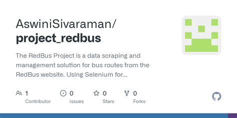 GitHub AswiniSivaraman Project Redbus The RedBus Project Is A Data