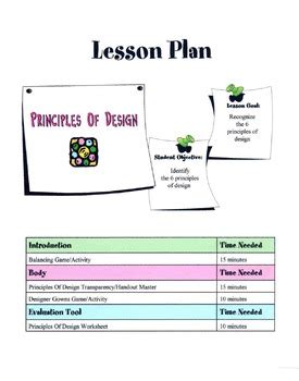 The Principles Of Design Lesson By Sunny Side Up Resources TPT