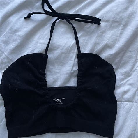 Halter Top Super Cute And Stretchy Worn 1 Time Depop