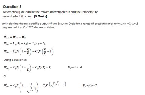 Question 5 Automatically Determine The Maximum Work Chegg Com