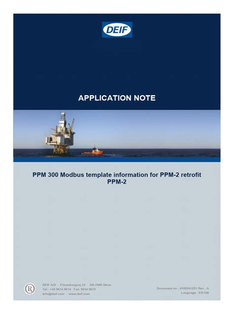 application note ppm 300 modbus template information for ppm 2 retrofit