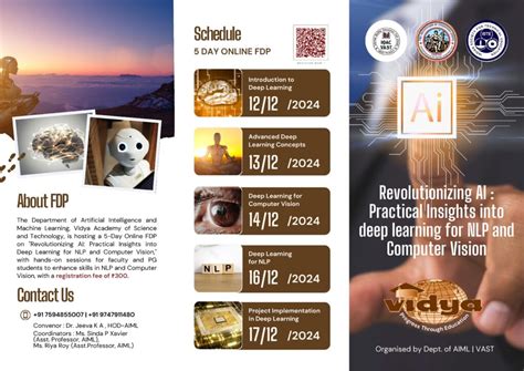 Aiml Dept Conducts Fdp On Deep Dive Into Deep Learning” News And Events