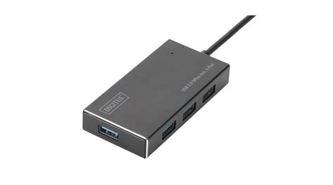 DA 70240 1 Digitus USB Hub Mini USB B Socket 3 0 USB Ports 4 USB A Socket Distrelec Sweden