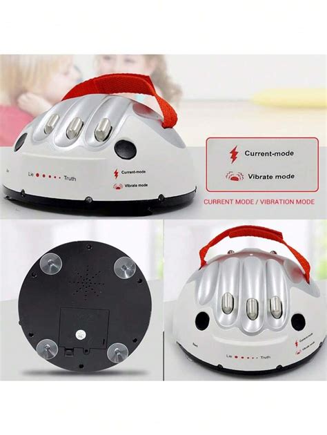 Micro Electric Shocking Lie Detector Polygraph Test Finger Toy Truth