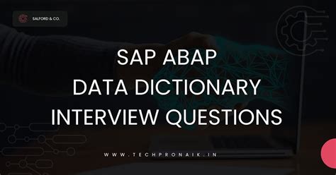 SAP ABAP DDIC Interview Questions