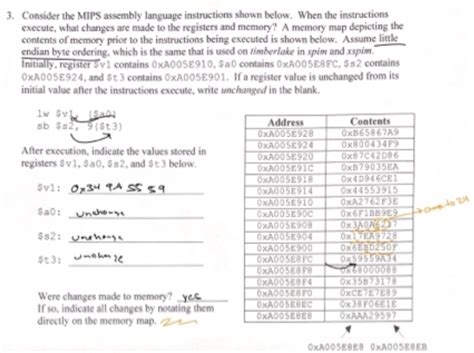 Solved This Is A Mips Assembly Question Answer Key I Am