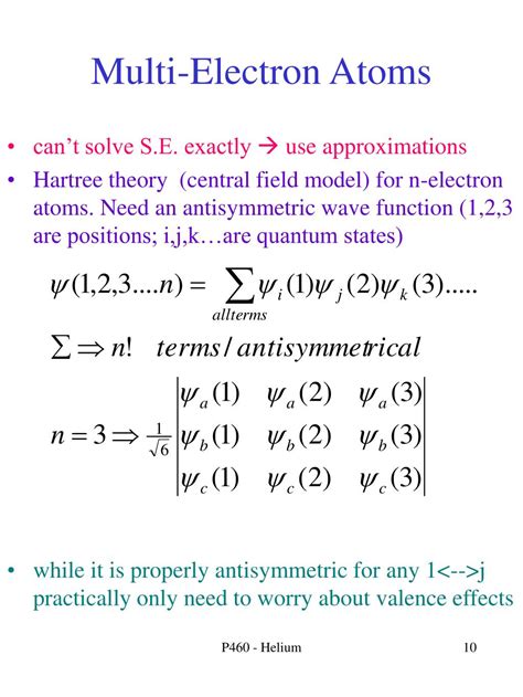 Ppt Multi Electron Atoms Powerpoint Presentation Free Download Id 1224217