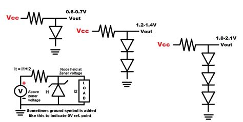 Forward Biased Diodes As A Substitute Zener Voltage Regulator Electronzap