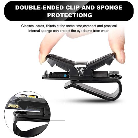 Держатель для автомобильных очков, универсальный зажим для ...