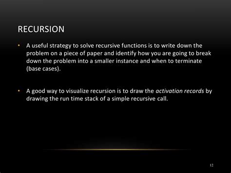 Ppt Recursion And Sort Algorithms Powerpoint Presentation Free