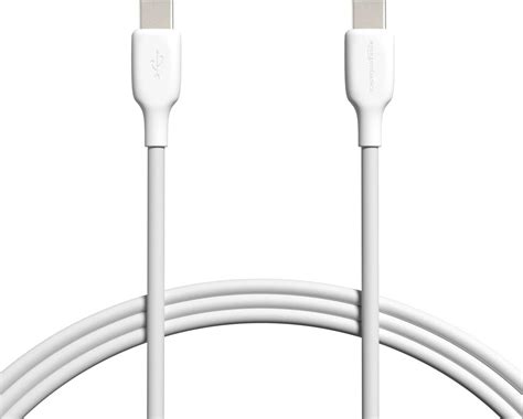 Amazon Com Amazon Basics Fast Charging Usb C To Usb C Cable Usb If Certified W Foot