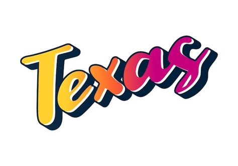 Premium Vector Texas Text Design Vector Calligraphy Typography Poster Usable As Background