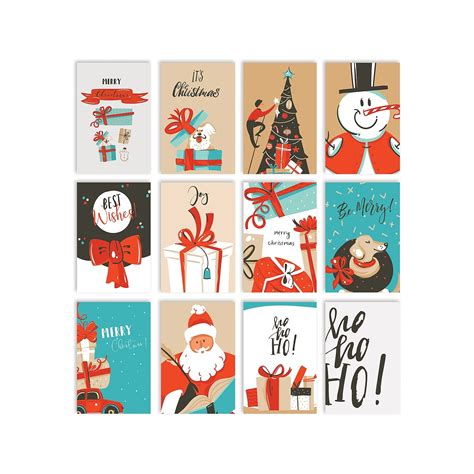 Better Office Christmas Cards With Envelopes 6 X 4 Assorted Colors