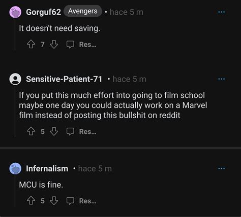 Man Trying To Share Some Ideas And The Mcu Fans Says Mcu Is Fine💀💀 R Fuckmarvel