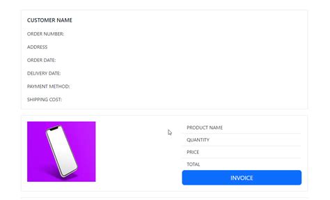 bootstrap 5 simple invoice template example