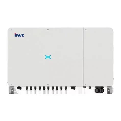 Invt On Grid Inverter Large Power Three Phase 100kw 110kw 136kw Solar Inverter 9 12 Mpp Trackers