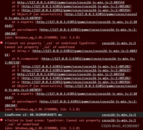 Cocos Creator 微信开发 Cannot Set Property ‘val‘ Of Undefined Typeerror