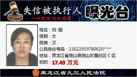 姓名、身份证、住址都有！九三人民法院又一批失信被执行人曝光！澎湃号·政务澎湃新闻 The Paper