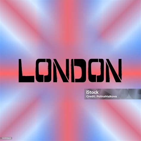 런던 스텐실 그래피티 는 깃발과 배경에 문자 인사말 카드 오버레이 포스터에 대한 영국 디자인 템플릿의 수도 개념에 대한 스톡