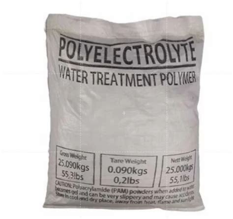 Off White Flocculants Polyelectrolyte Powder Bag At Best Price In