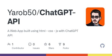 GitHub Yarob ChatGPT API A Web App Built Using Html Css Js With ChatGPT API