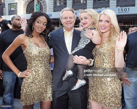 Tv Host Jerry Springer Poses With Sassy Cassee And Models Joslynne