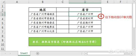 Excel表格中如何提取单元格中从左至右的前n个字符？ 天天办公网